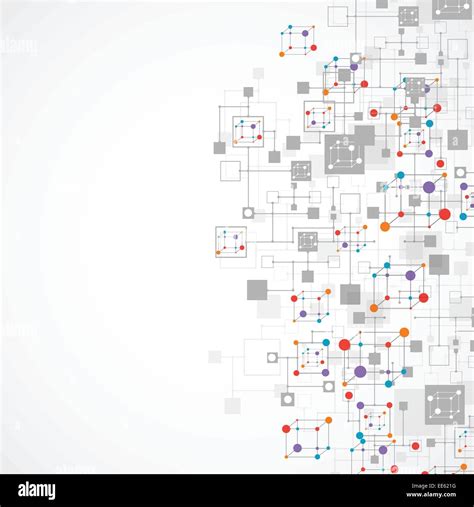 Network Color Technology Communication Background Stock Vector Image And Art Alamy