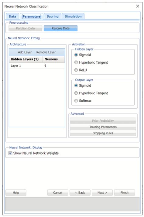 Manual Neural Network Classification Example Solver