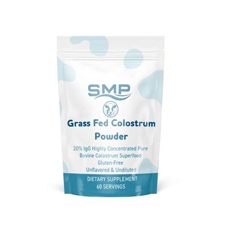 Private Label Grass Fed Colostrum Powder Supplement Smp Nutra