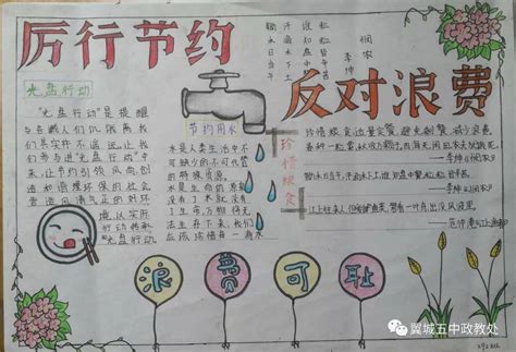 翼城五中举办“厉行节约，反对浪费”系列活动手抄报展 搜狐大视野 搜狐新闻
