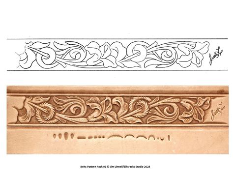 Free Printable Leather Belt Tooling Patterns Free Printable
