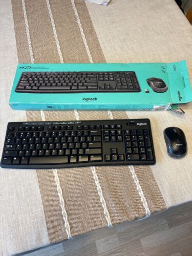 Logitech Mk270 Wireless Keyboard And Mouse Combo 920 004536 97855089816 Ebay