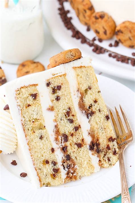 Milk And Cookies Layer Cake Chocolate Chip Cookie Layer Cake