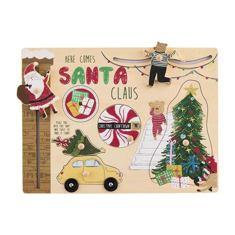 Mud Pie Santa Claus Busy Board Puzzle