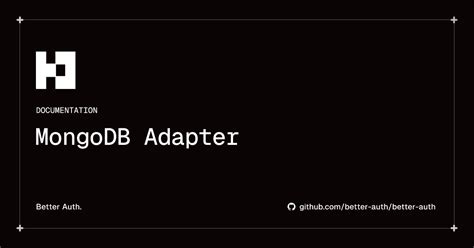 Mongodb Adapter Better Auth