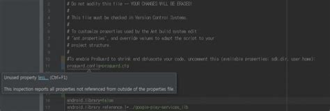 안드로이드 Nfig 가 주석해제가 안됩니다 Proguard 가 안되요 난독화가 안되요 안드로이드 Qanda