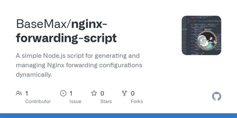github basemax nginx forwarding script a simple node js script for