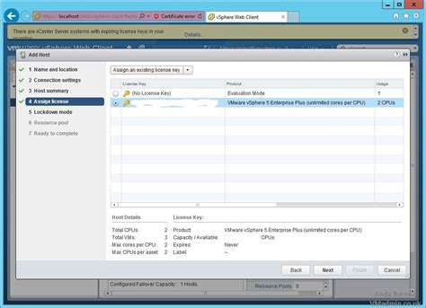 Vsphere 55 Part 6 Creating A Datacenter Hadrs Cluster And Adding A