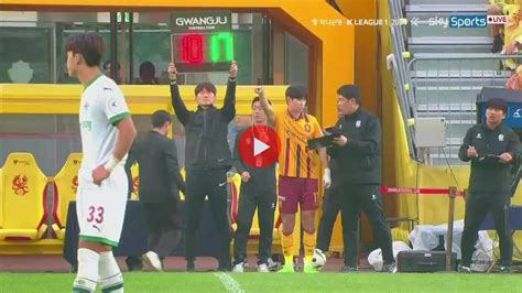 광주vs대전 광주 정지용 투입 이희균 큰부상 아니길 바랍니다 국내축구 에펨코리아