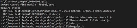 Gulp使用gulp Babel时报错cannot Find Module Gulp Babel解决步骤 熙月 博客园