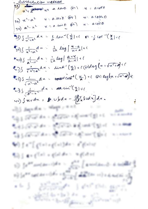 Solution Integration Formulas For Class 12 Studypool