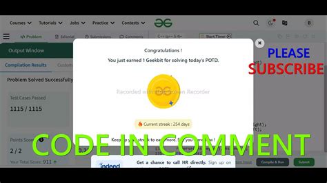 Gfg Potd 07052024 In C Most Important Information Code In Comment
