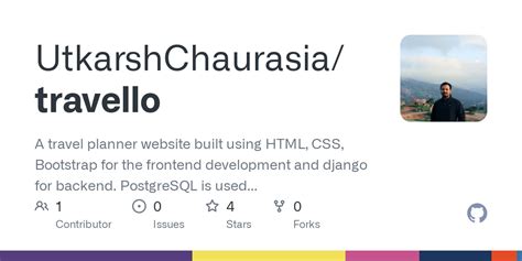 GitHub UtkarshChaurasia Travello A Travel Planner Website Built
