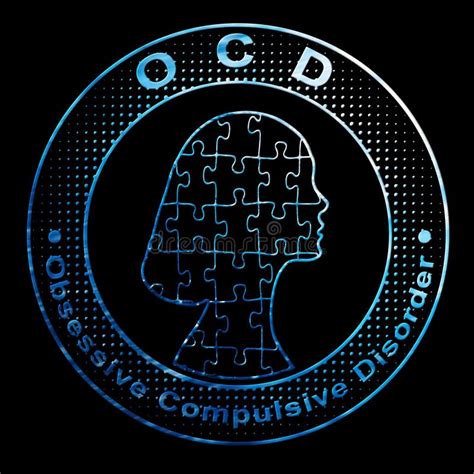 Ocd Woman Psychology Concept Stock Illustration Illustration Of