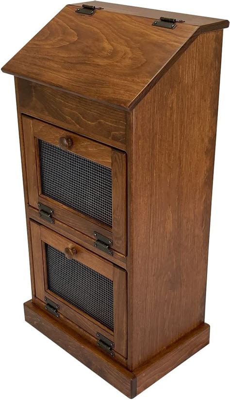 Rustic Wooden Potato Storage Box