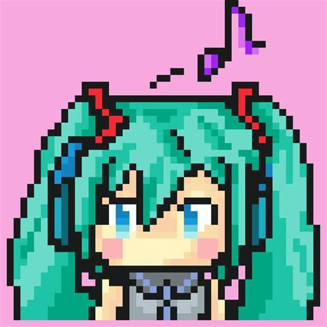8 Bit Chibi Vocaloids Hatsune Miku By Awesomep2pgamer360 On Deviantart