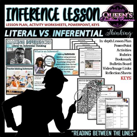 Inference Lesson Plan And Powerpoint Reading Comprehension Making Inferences Inferring