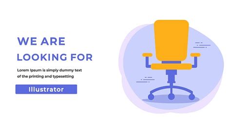 우리는 빈 사무실 의자를 격리된 벡터 개념을 고용하고 있습니다 가구에 대한 스톡 벡터 아트 및 기타 이미지 가구 개념 객실 있음 Istock