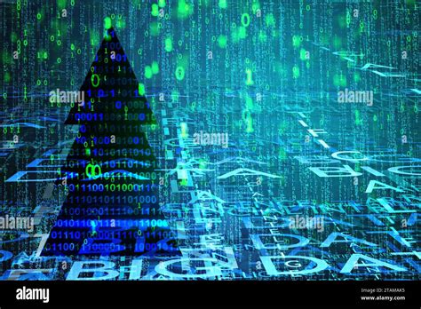 AI Or Artificial Intelligence Christmas Background Abstract Christmas