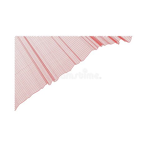 Abstract Wavy Lines Element Flowing Particles Wave Pattern 3d Curve