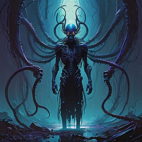 Free Models Creations Series Eldritch Entity Unfurls Fro