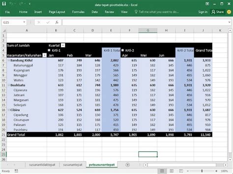 Cara Mudah Menggunakan Pivot Table Pivot Chart Slicer Dan Timeline Dalam Excel