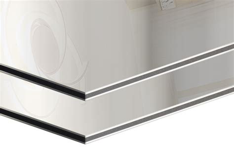 Silver Mirror Acp Aluminium Composite Panel Mih Home