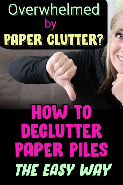 Paper Clutter SOLUTIONS How To Declutter Paper Clutter For Good
