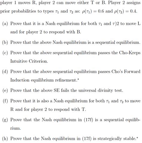Consider The Following Noncooperative Game With