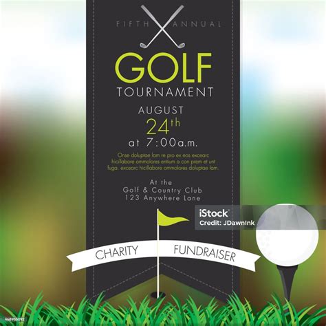 엘리트 골프 토너먼트 초대 디자인식 템플릿을 빛망울 골프에 대한 스톡 벡터 아트 및 기타 이미지 골프 Golf Tournament 초대장 Istock