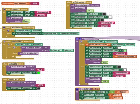 taller de bluetooth con appinventor