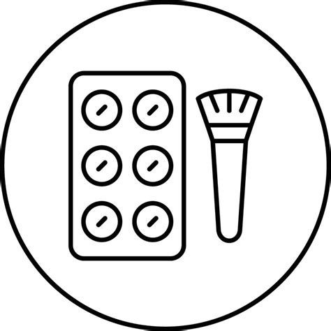 Makeup Palette Vector Icon 32218456 Vector Art At Vecteezy
