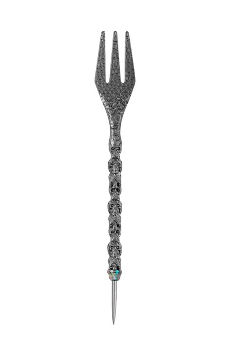 Vidlička A Šídlo Wandy Hookah Skull Silver Izzy Smoke