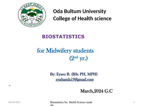 I Chap1 Introduction To Biostatistics Pptx