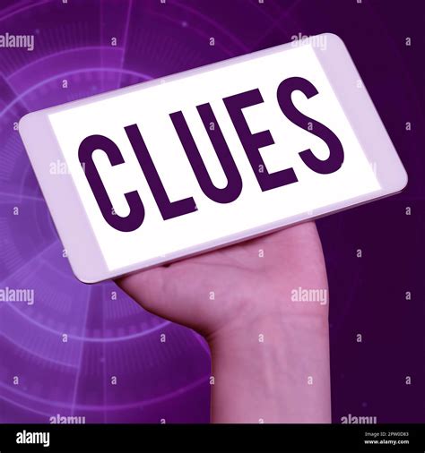 Writing Displaying Text Clues Business Concept Piece Of Evidence
