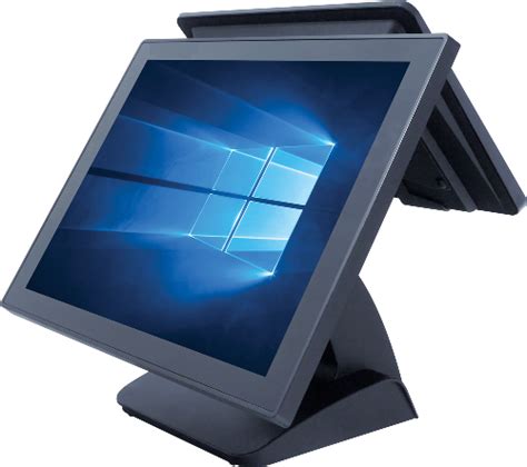 POS Touch Screen Terminal Computer Dual Screen Access POS