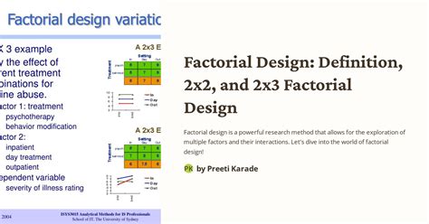 Factorial Design Definition 2x2 And 2x3 Factorial Design