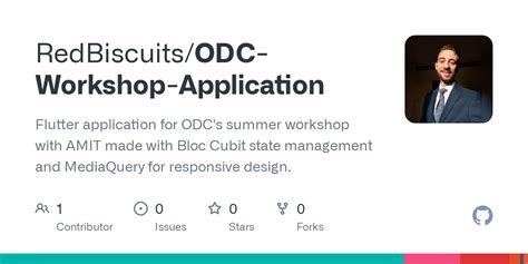 github redbiscuits odc workshop application flutter application for