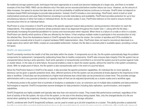 Data Protection Dell Powerscale Onefs Operating System Dell Technologies Info Hub