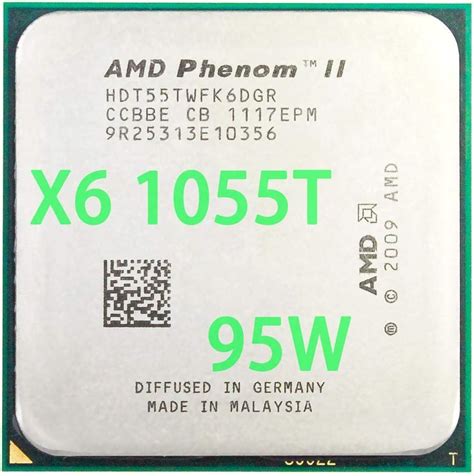 Amazon.com: AMD Phenom II X6 1055T CPU Processor Six-Core (2.8Ghz/ 6M ...