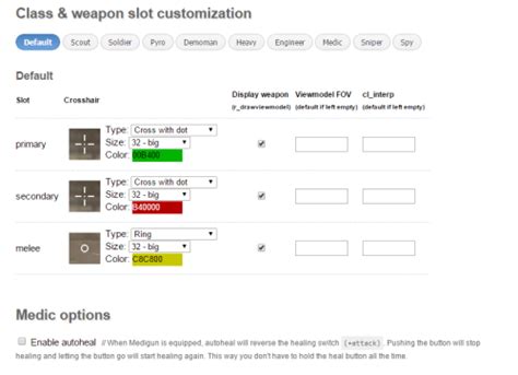 TF MATE TF Config Setups Competitive TF