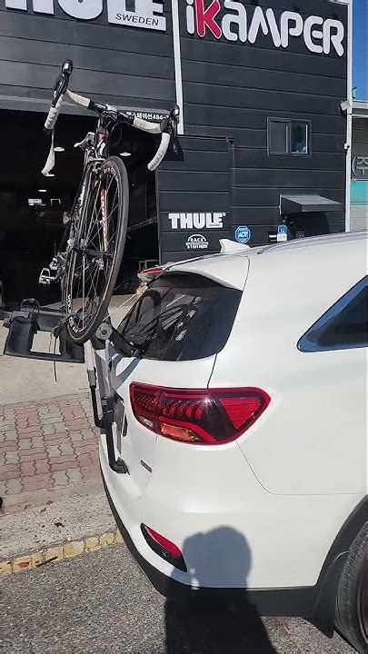 올뉴쏘렌토 후미형 자전거캐리어 툴레 아웃웨이 플랫폼 993 Shorts 툴레 자전거캐리어 로드 Mtb Youtube