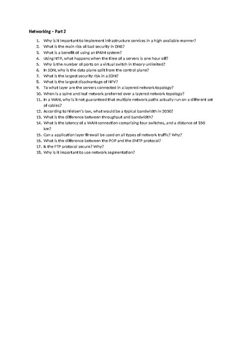 09 Networking Part 2 Operating System Notes Networking Part 2 1 Why Is It Important To