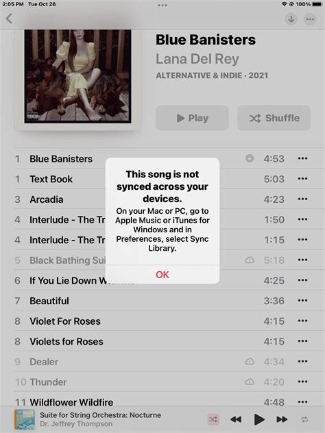 Imac Already Syncing Library But This Message Keeps Appearing In Songs