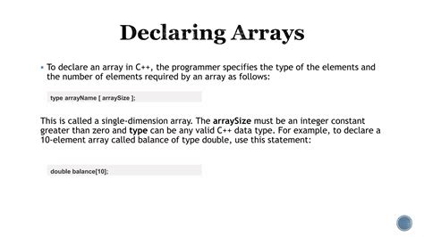 C Programming Array Pptx
