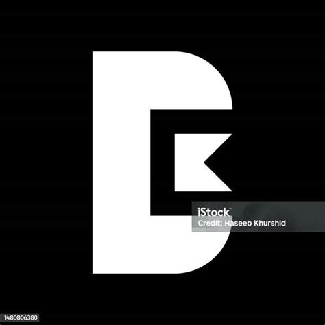 최소한의 Bk 로고 고급 배경에 Kb 문자의 아이콘입니다 Bk 모노그램 이니셜을 기반으로 한 로고 아이디어 전문적인 다양한 문자 기호와 배경에 Kb 로고 0명에 대한 스톡