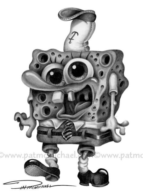 Spongebob Squarepants By Pat Mcmichael On Deviantart Realistic Pencil Drawings Spongebob
