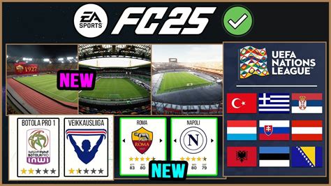Ea Fc 25 News All New Confirmed Licenses Leagues Stadiums And Teams Youtube
