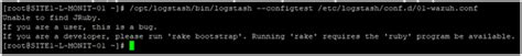 logstash unable to find jruby · issue 1062 · wazuh wazuh dashboard
