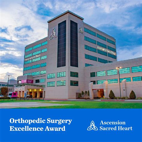 Ascension Sacred Heart Received An Orthopedic Surgery Excellence Award